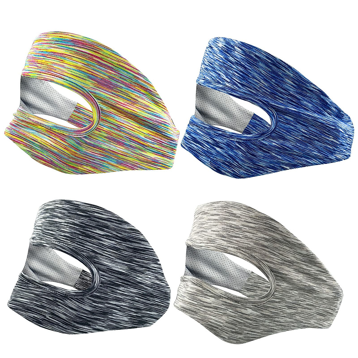 Compatible with Oculus Quest 2 VR - Anti Sweat Elastic Washable Eye Mask Head Band - Blue