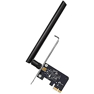 TP-Link PCIe WiFi Card AC600 for Desktop PC, Dual Band Wireless Internal Network Card(Archer T2E) High-Gain Antenna, MU-MIMO, WPA3, Low Profile, Supports Windows 10/11