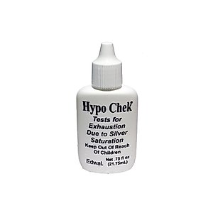 Edwal Hypo-Check, Chemical Test for Exhausted Film & Paper Fixers, 3/4 Oz.