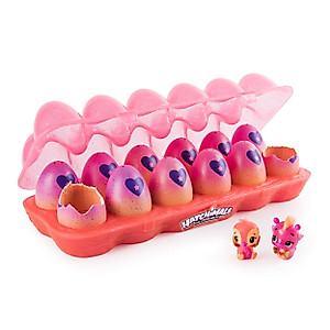 Hatchimals CollEGGtibles, Neon Nightglow 12 Pack Egg Carton with Season 4 CollEGGtibles, for Ages 5 and Up, Amazon Exclusive