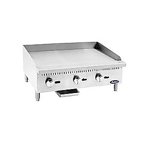 Atosa USA ATMG-36 Heavy Duty Stainless Steel 36-Inch Manual Griddle - Propane by ATOSAUSA