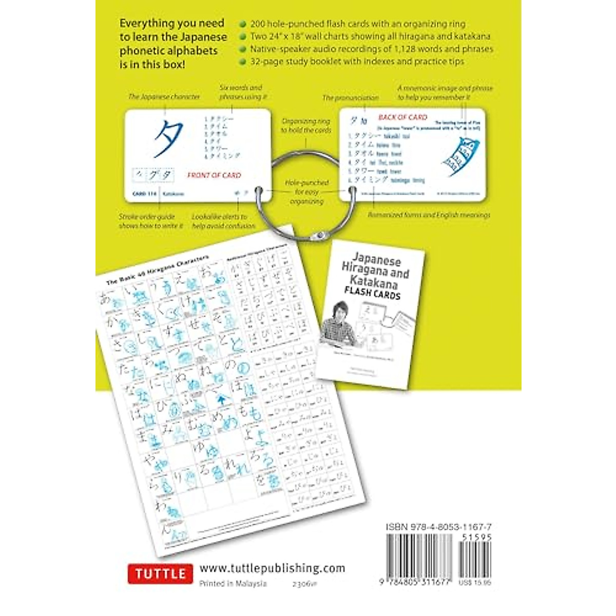 Japanese Hiragana and Katakana Flash Cards Kit: Learn the Two Japanese Alphabets Quickly & Easily with this Japanese Flash Cards Kit (Online Audio Included)