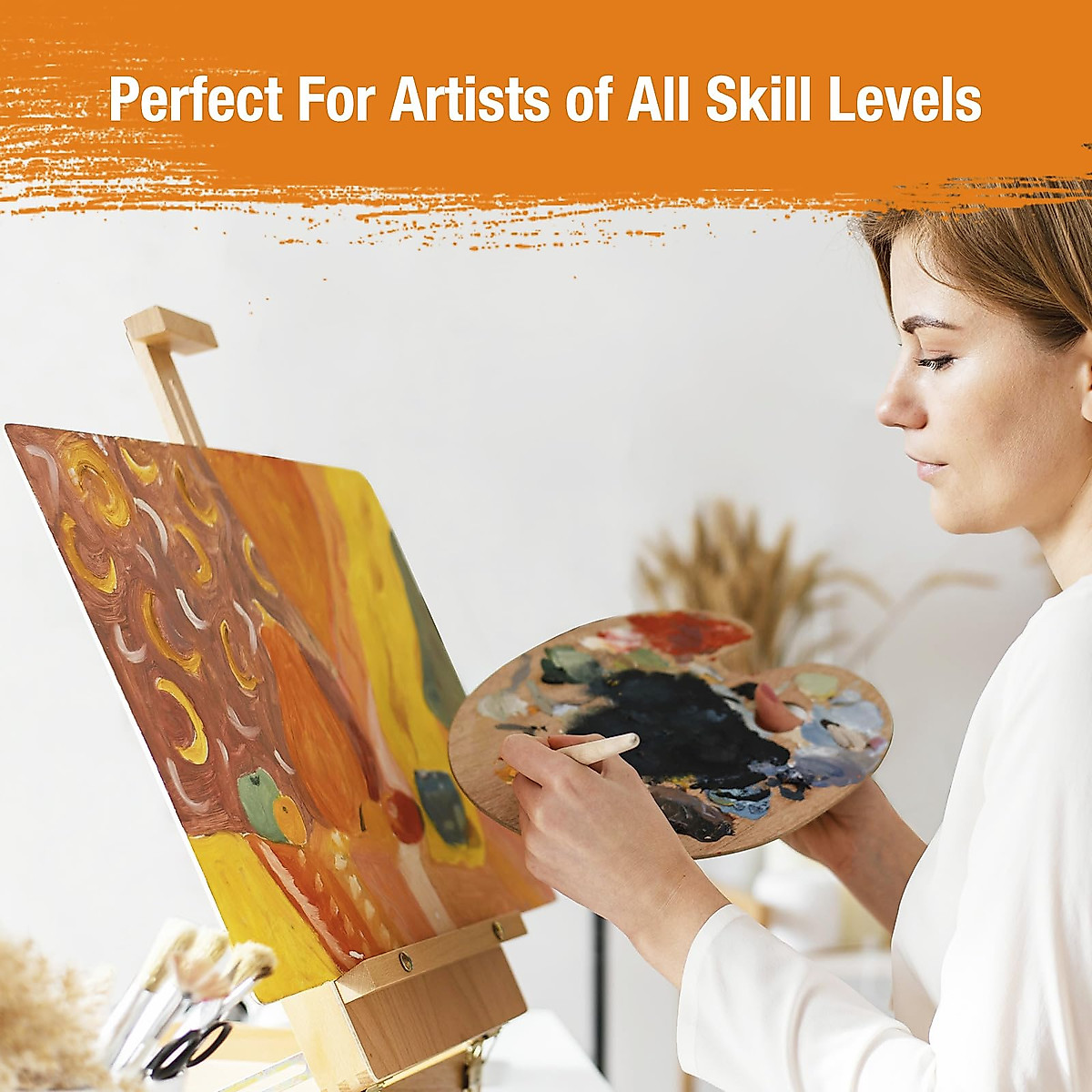 Canvas Boards for Painting 40 Pack, 8 inch x 10 inch Super Value Pack, Artist Canvas Panels for Oil & Acrylic Painting