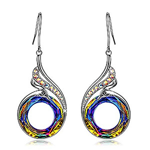 Nickel,Kate Lynn Phoenix Earrings for Women, Christmas Birthday Gifts for Women, Jewelry for Women Crystal Earring, Xmas Bday Gifts for Women Mom Grandma Wife Girlfriend Daughter Best Friend