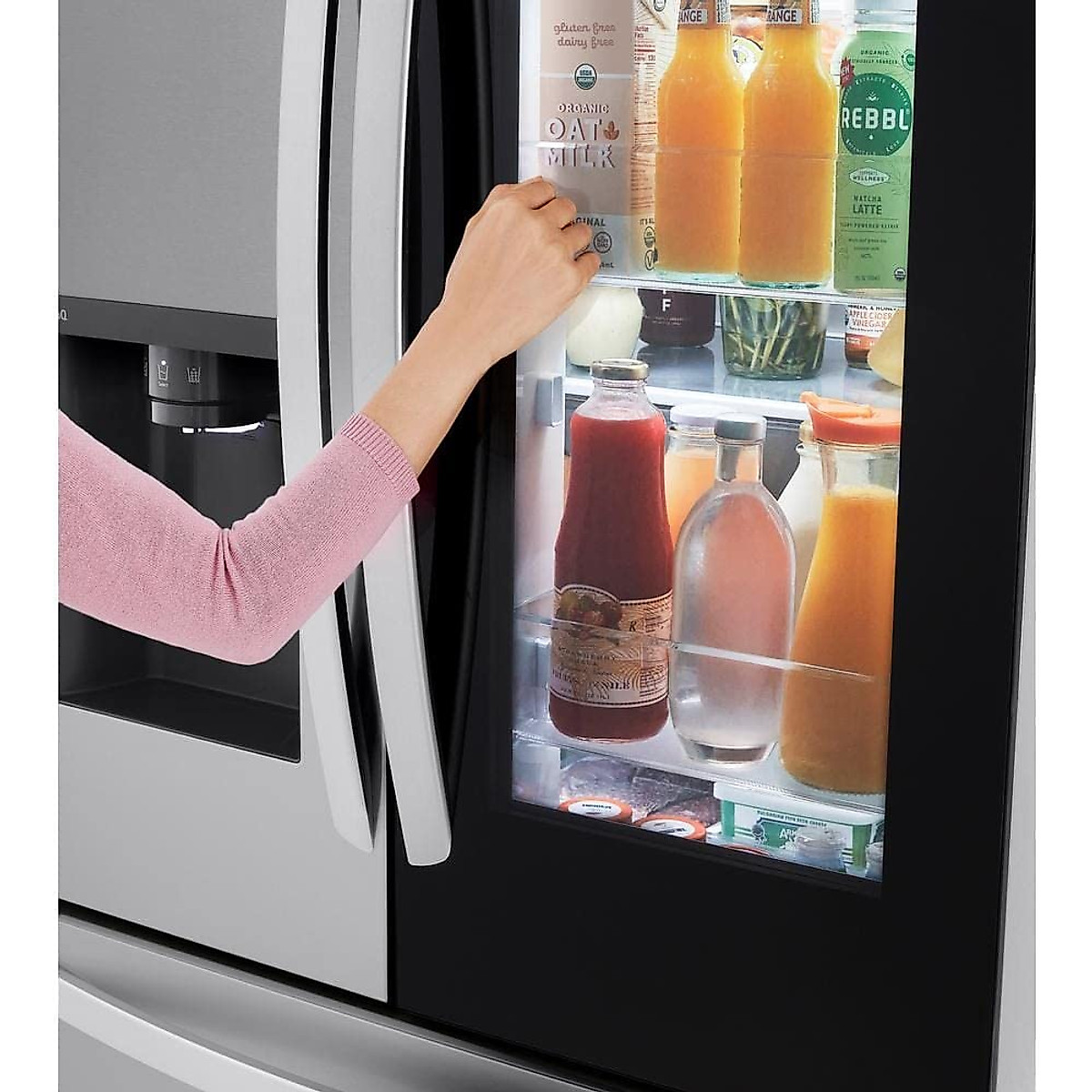 LG LRFOC2606S 26 Cu. Ft. Stainless Counter Depth French Door Refrigerator