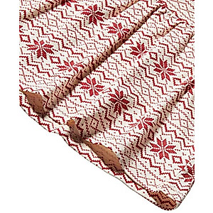 Hudson Baby Girl's Cotton Dresses, Reindeer, 3-6 Months