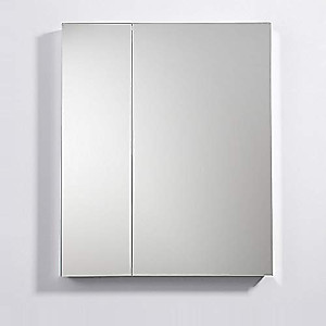 Fresca 30" Wide x 36" Tall Bathroom Medicine Cabinet w/Mirrors