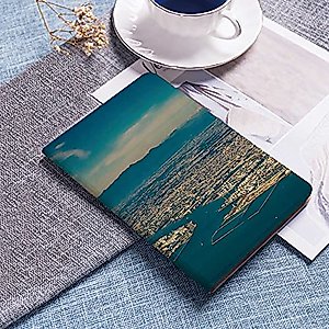 Aerial Fuji Mountain with Tokyo Cityscape View 532033222 Ipad Air Case/Ipad Air 2 Case/Ipad 9.7 Inch 2017 2018 Case, Soft TPU Back Cover with Adjustable Stand, Bump Drop Resistance Protector for Ipad