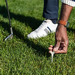 Senior Golf Tees Designed for Shaky Hands and Golfers with Multiple Sclerosis, Overactive Thyroid, are Over 65, Beginners, or have Unsteady, Trembling Hands; Easy to Put Ball On; 5 Pack