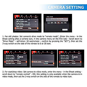 JJC Bluetooth Wireless Remote Control Shutter Release for Canon EOS R100 R50 R R3 R5 R6 II R7 R8 R10 RP M50 M6 Mark II M200 6D Mark II 90D Rebel SL3 SL2 T8i T7i V10 G7X Mark III G5X Mark II SX70HS