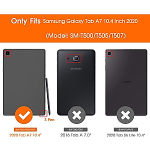 Case for Samsung Galaxy Tab A7 10.4 Case 2020，Slim Fit Foldable Standing Cover Case with Auto Sleep/Wake for Samsung Galaxy Tab A7 10.4 inch [SM-T500/T505/T507]，Misty Forest Pattern