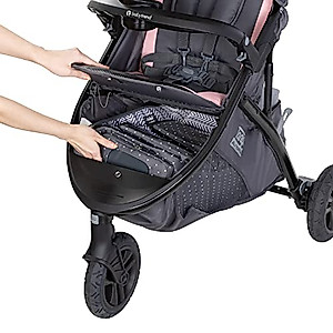 Baby Trend Tango 3 All-Terrain Stroller Travel System with Ally 35 Infant Car Seat, Ultra Pink