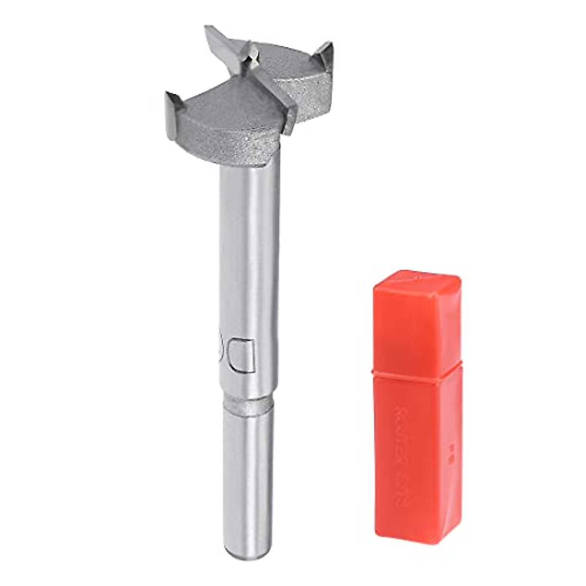 uxcell Forstner Drill Bits 26mm, Tungsten Carbide Wood Hole Saw Auger Opener, Woodworking Hinge Hole Drilling Boring Bit Cutter, 2pcs (Gray)