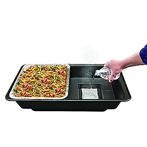 Sterno 70332 SpeedHeat Flameless Food Warming System Kits for Catering, Each Kit Fits Two Half Size Foil Pans (Set of 8 Kits)