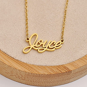 Logan Name Tag Necklaces for Her His Friends Familys Relationship Memory Jewelry Gift