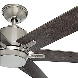 Home Decorators Collection Kensgrove 64 in. Integrated LED Brushed Nickel Ceiling Fan with Light and Remote Control YG493D-BN
