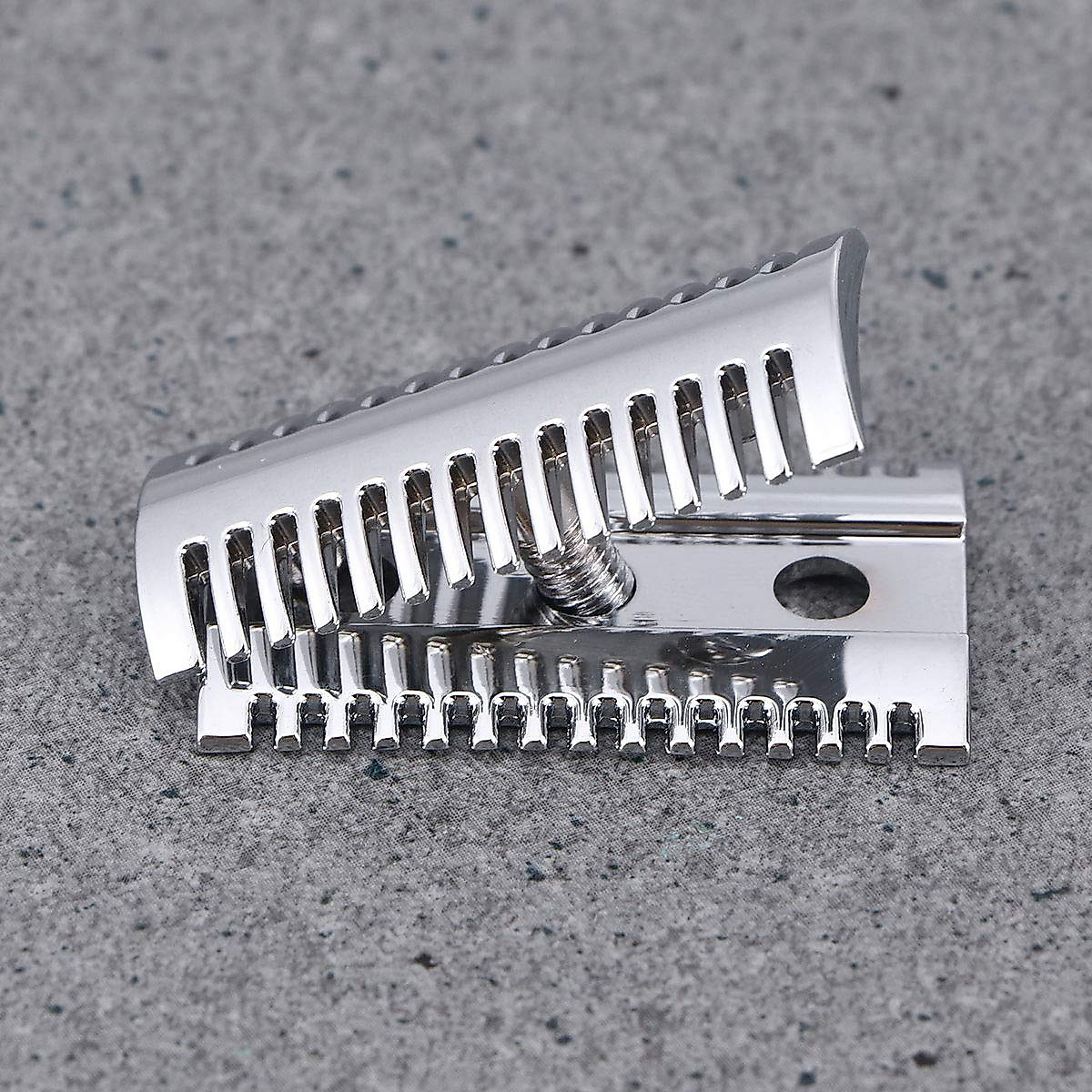 Lurrose Razor Head Replacement Manual Double Edge Razor Safety Shaving Head without Blade