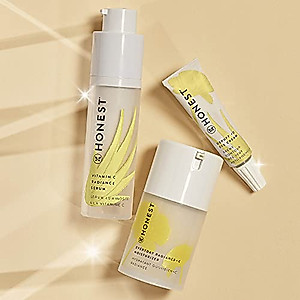 Honest Beauty Vitamin C Radiance Serum with Artichoke & Clover Extracts | Paraben Free, Dermatologist Tested, Cruelty Free | 1.0 Fl. Oz