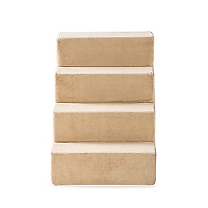 ZINUS Foam 22 Inch 4-Step Step Pet Stairs / Pet Ramp for Cats and Dogs, Large, Cream