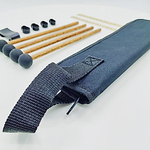 BURNING&LIN Steel Tongue Drum Accessories Set with Mallets Mallets Stand Finger Picks Notes Stickers Storage Bag for Steel Drum Tongue Drum Percussion Instrument