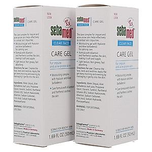 SEBAMED Clear Face Care Gel 50ml - (Pack of 2)