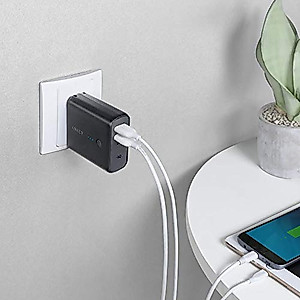 Anker PowerCore Fusion 5000, Portable Charger 5000mAh 2-in-1 with Dual USB Wall Charger, Foldable AC Plug and PowerIQ, Battery Pack for iPhone, iPad, Android, Samsung Galaxy, and More