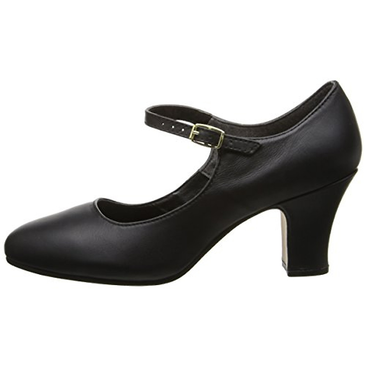 Capezio Women's Manhattan Character Shoe, Black, 11 Wide