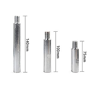 3X M1 Durable Tools Auto Polisher Extension Shaft Adapter Rod for Car Care Detailing Car Wash Polishing