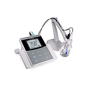 Apera Instruments PH820 Benchtop pH Meter Kit with ±0.002 pH Accuracy & 5-Point Auto. Calibration