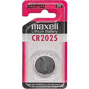 2 MAXELL CR2025 3 Volt Lithium Batteries (2 Batteries) Hologram Package EXP: 2020