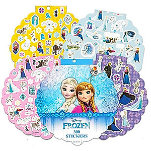 Disney Frozen Backpack for Girls - Bundle with Elsa and Anna Reflective Backpack Including Frozen Stickers and More (Girls Backpack Elementary School)