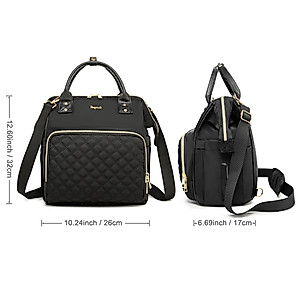 Ezgnuk Small Diaper Bag, Mini Baby Backpack, Multi-function Waterproof Travel Tote Work Bag