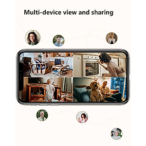 Imou Indoor Security Camera 1080p WiFi Camera (2.4G Only) 360 Degree Home Camera with App, Night Vision, 2-Way Audio, Human Detection, Motion Tracking, Sound Detection, Local & Cloud Storage