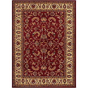 Home Dynamix Royalty Elati Traditional Area Rug 7'8"x10'4", Oriental Red/Ivory