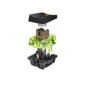 ROCCAT Vulcan Pro Tactile Optical PC Gaming Keyboard, Titan Switch Full Size, with Per-key AIMO RGB Lighting, Anodized Aluminum Top Plate and Detachable Palm/Wrist Rest, Low Profile, Black