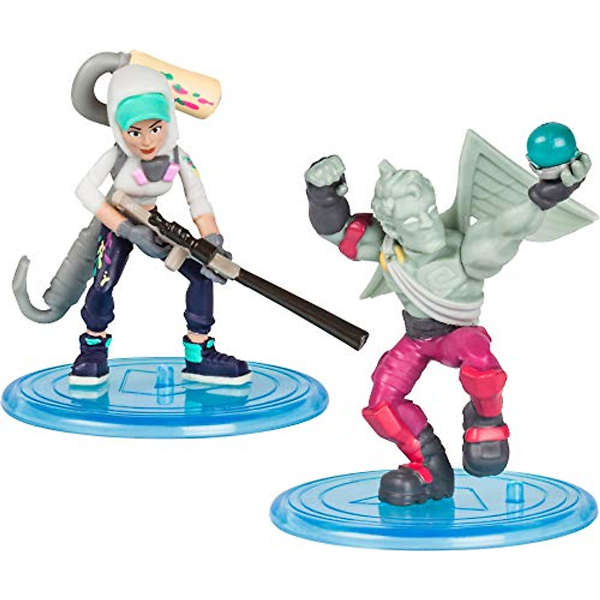 Fortnite Battle Royale Collection: Duo 2 Figure Pack, 2", Multicolor