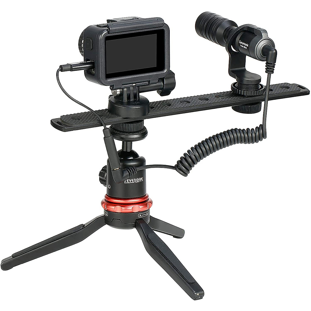 Saramonic Gold-Plated 3.5mm Female Microphone & Audio Adapter Cable for DJI Osmo Action (SR-C2007)