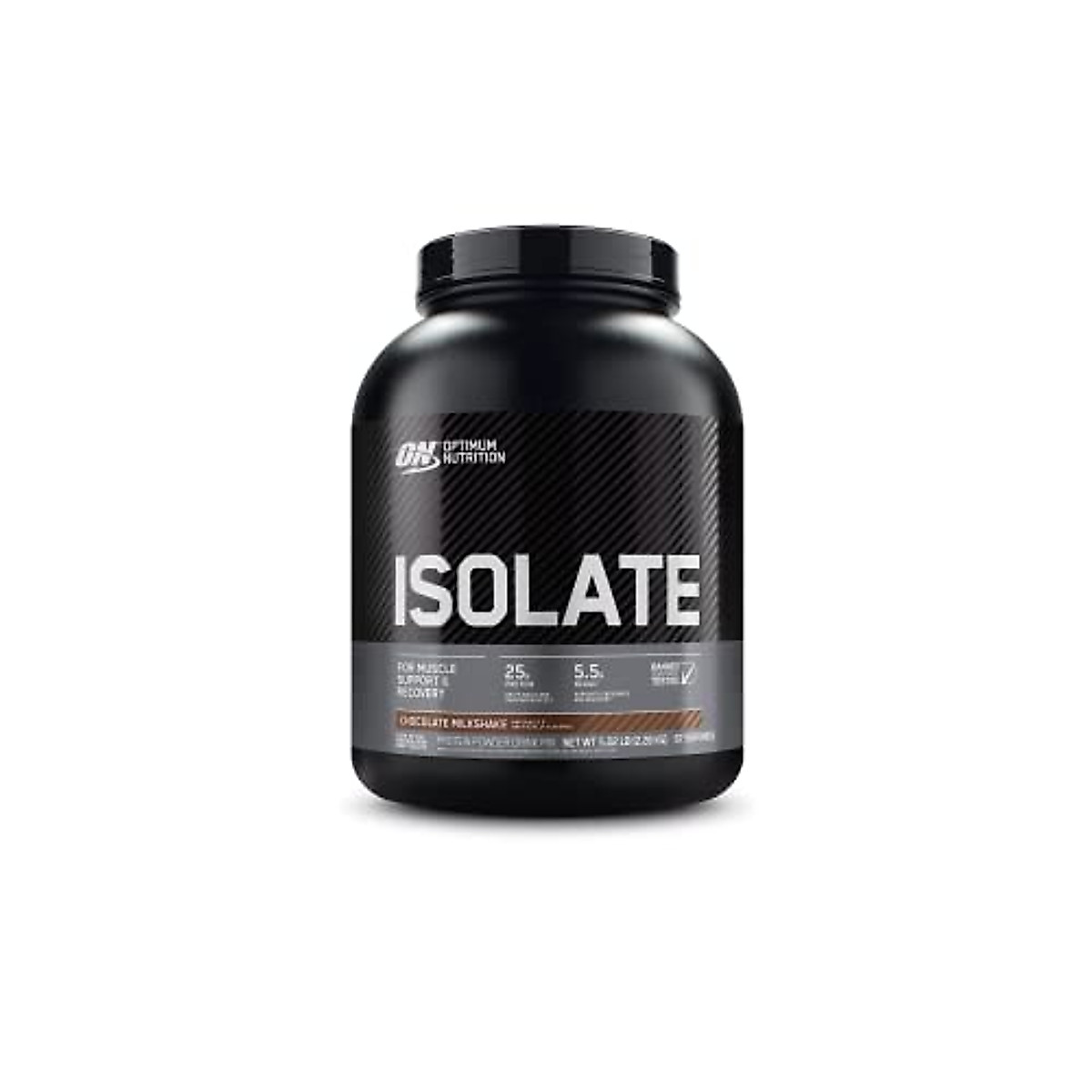 Optimum Nutrition Whey Protein Isolate, Chocolate Shake Flavor, 5.02 Pound, (1066459)