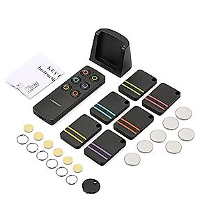 Key Finder, Vodeson Wireless RF Locator Item Anti-Lost Tag Alarm Reminder Key Phone Pets Keychain Wallet Tracker Remote Beeper Finder, 6 Receivers, No APP Required (6 Receivers)