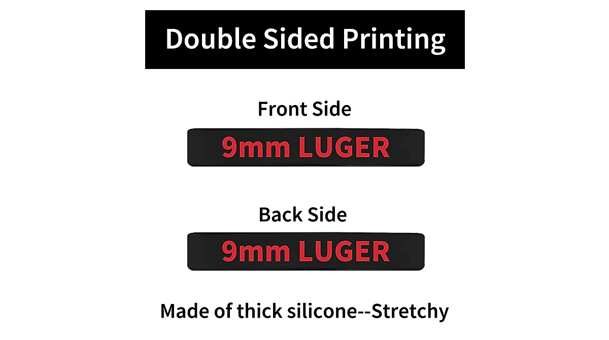 12 Pack 9mm Luger Magazine Marking Bands - Miaozhun