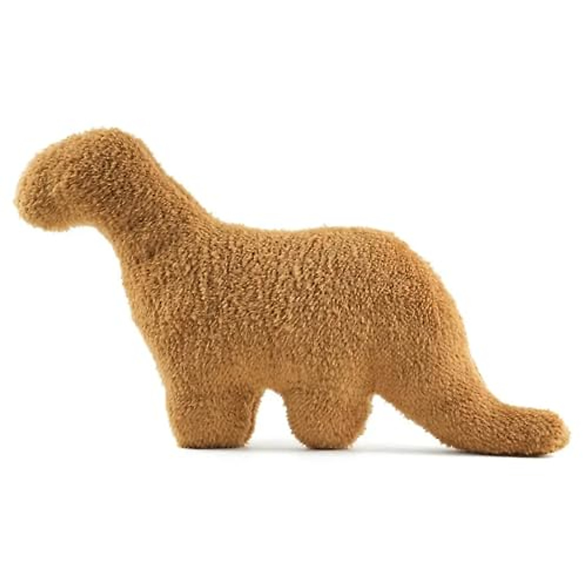Toymania - Dinosaur Nugget Plush - Fluffy Brontosaurus Nug Plush to Cuddle or for Room Decor - Dino Nugget Stuffed Animal Emotional Support - Dinosaur Chicken Nugget Plush Looks Great Anywhere