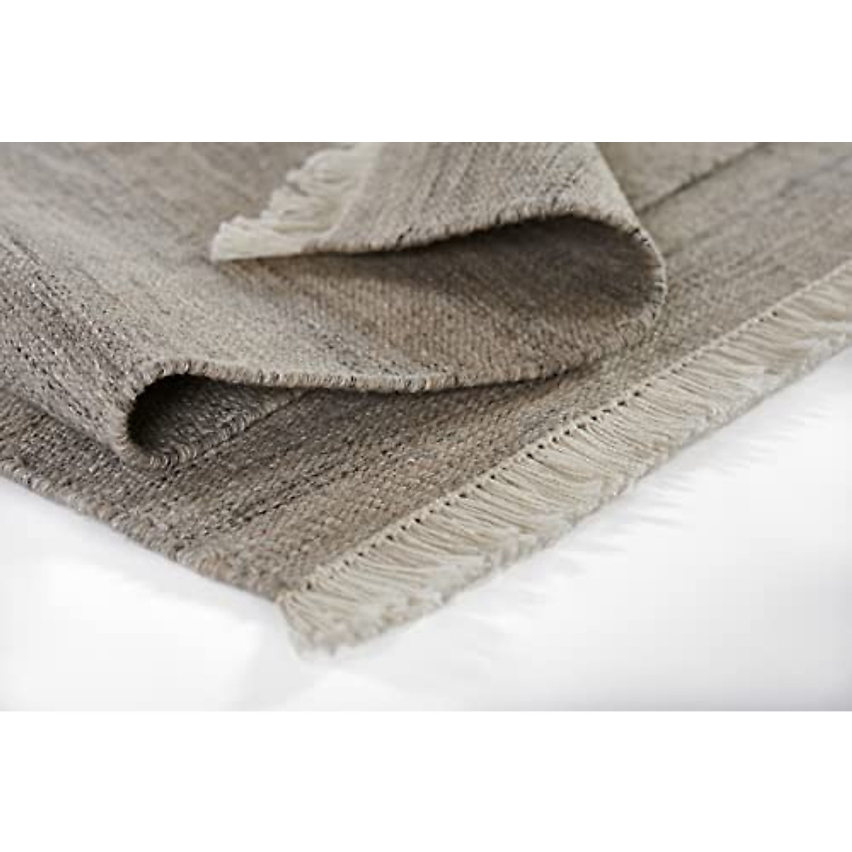 Momeni Cove Recycled P.E.T Area Rug, Grey, 2' X 3'