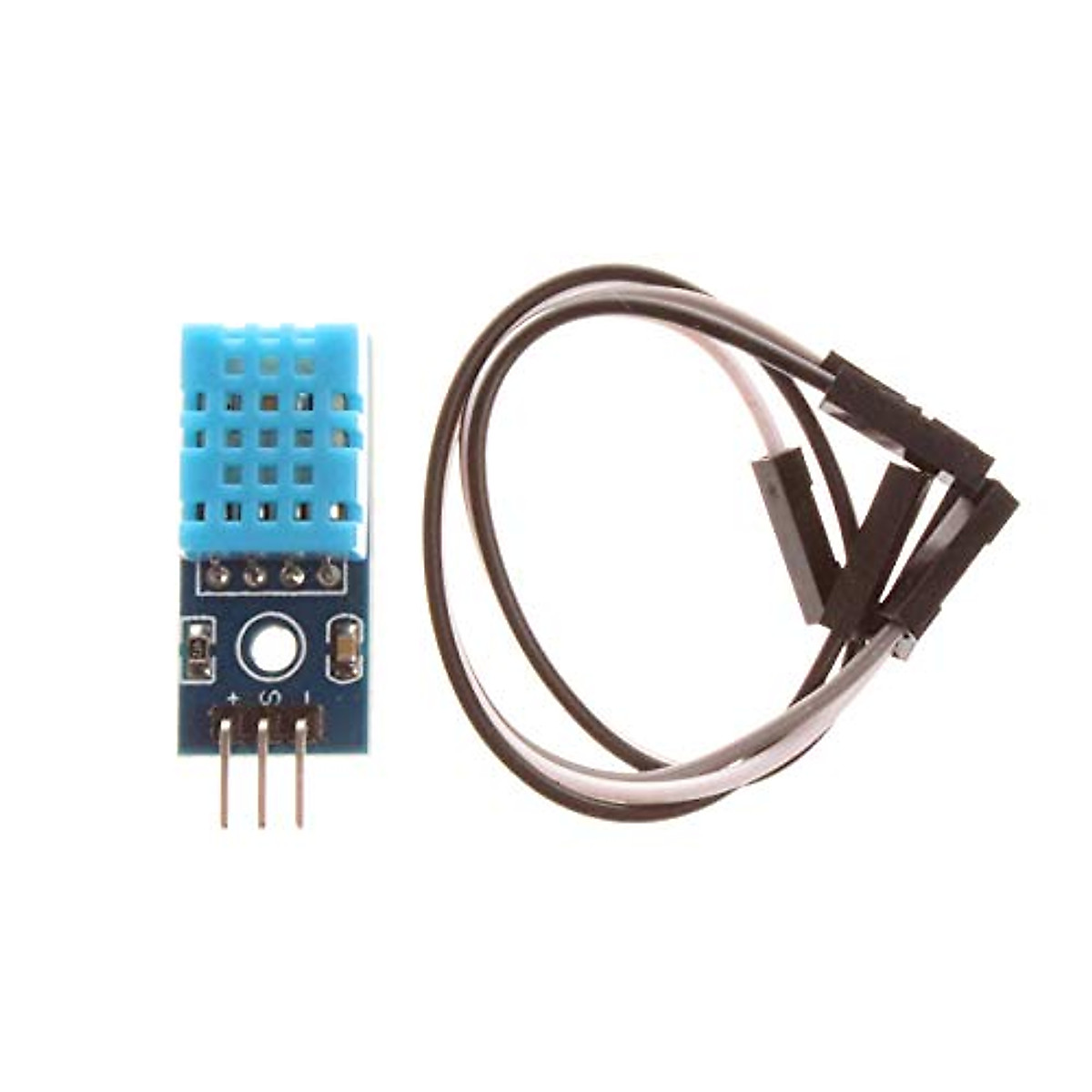 NOYITO DHT11 Digital Temperature Humidity Sensor Module 20-90% RH 0-50°C Single Bus Digital Temperature and Humidity Sensor Module (Pack of 2)