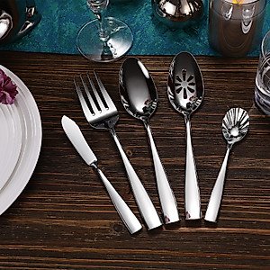 KEAWELL Premium 4-Piece 7" Louis Butter Knives, 18/10 Stainless Steel, Dishwasher Safe