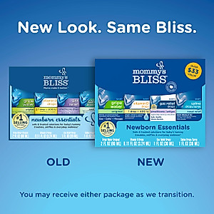 Mommy's Bliss Newborn Essentials Gift Set, Includes Gripe Water, Baby Vitamin D / Gas Drops and Gentle Saline Drops/Spray