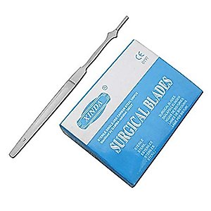 PC 100 Scalpel Blades # 11 with Free Handle # 7