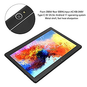 Diyeeni Tablet 10.1 Inch Android 11, 1960x1080 IPS Screen Computer Tablet, 32GB Octa Core HD Tablet, 5MP Camera, 4000mAh Battery, 2.4G & 5G WiFi, Bluetooth, Headphone Jack(US)