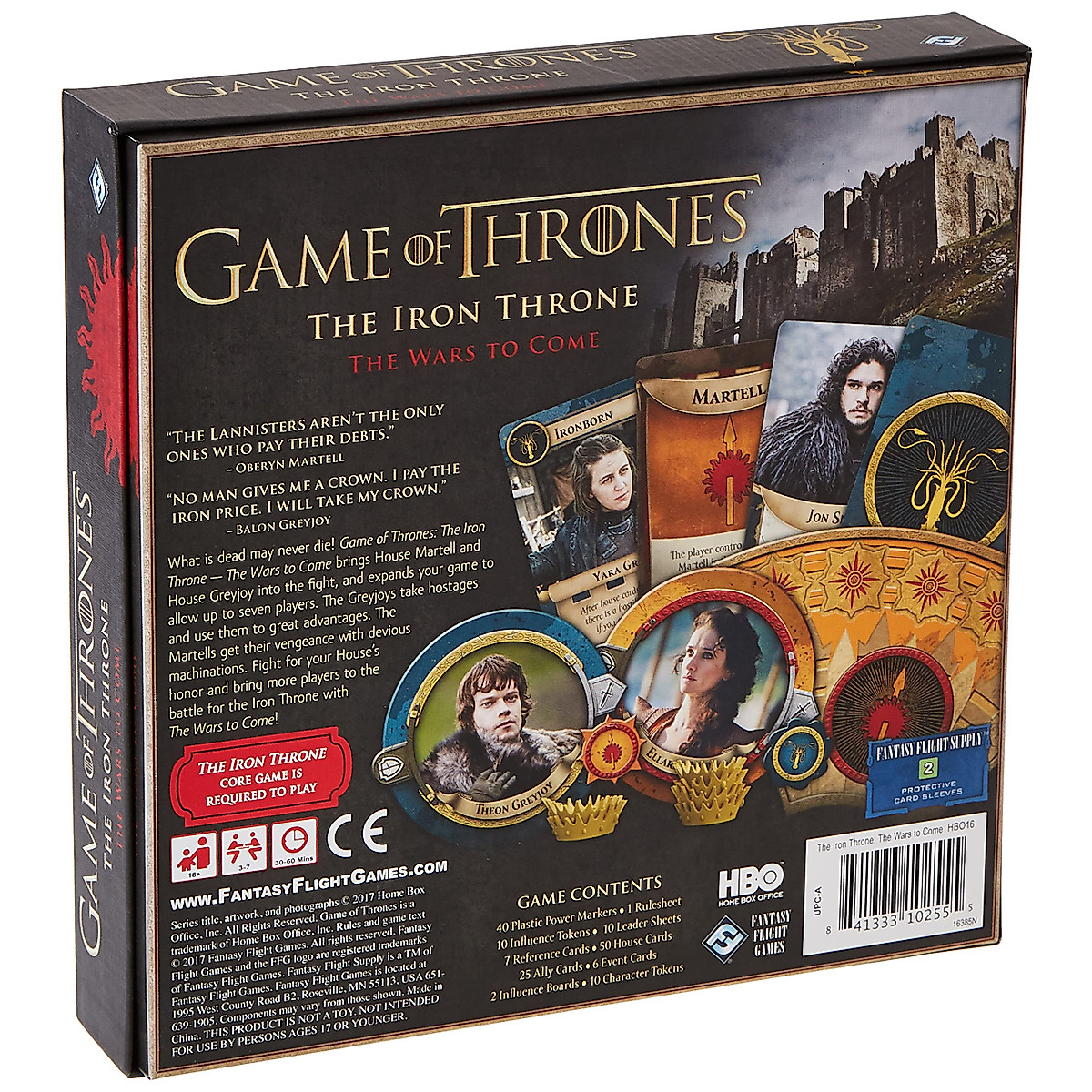 HBO Game of Thrones: The Iron Throne - The Wars to Come