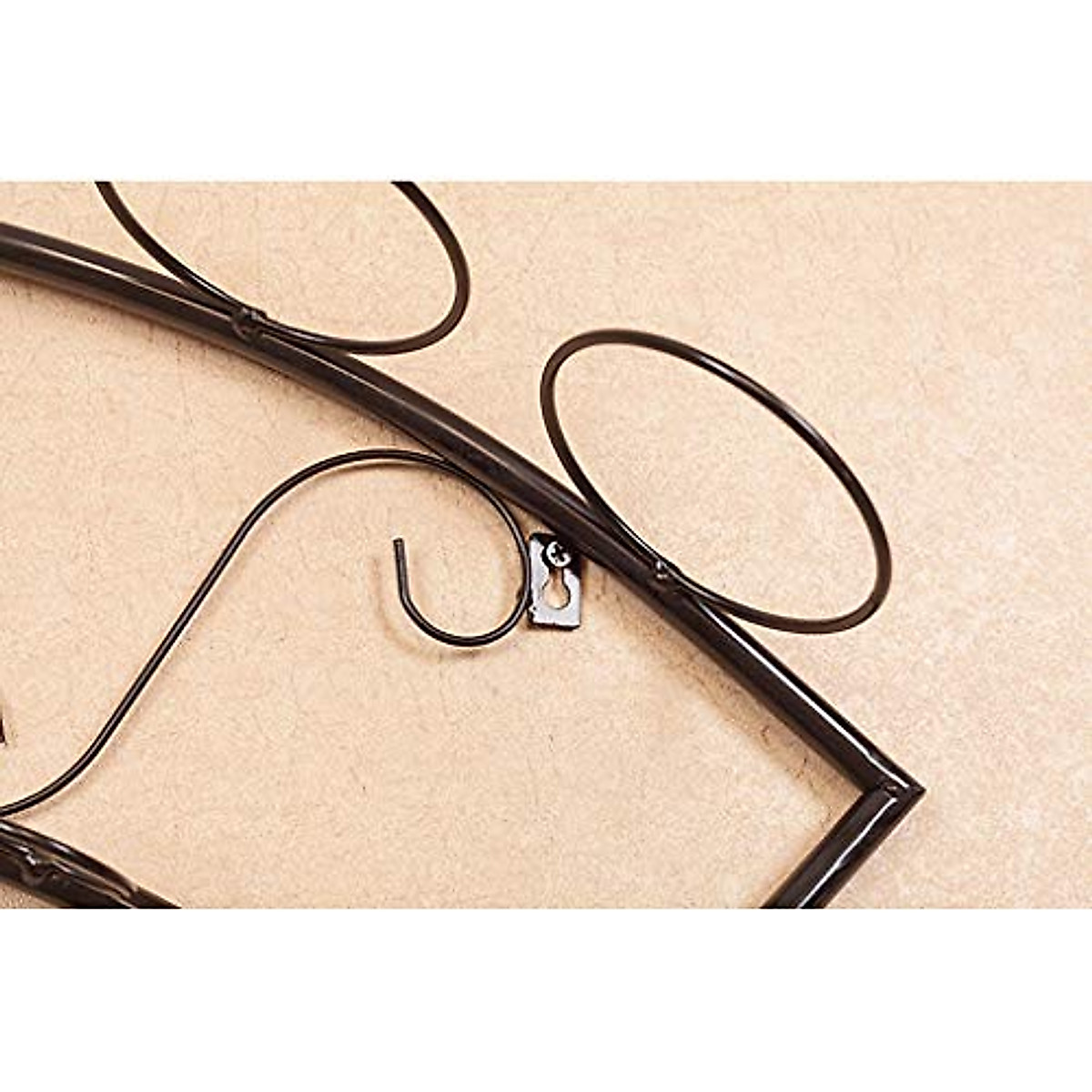 Wine Racks Metal Iron Wine Rack Wall Shelf Hanging Wine Rack Goblet Holder Cup Holder Can Hang 7 Bottles of Wine   Hanging 10 Cups