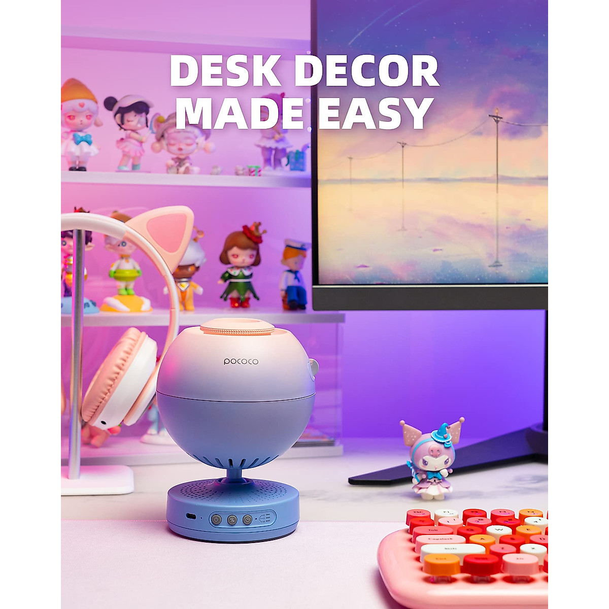 【Limited Time Offer: 16% Off 】POCOCO Galaxy Projector + Aurora and Deep Sea - Discs (6 Pieces)